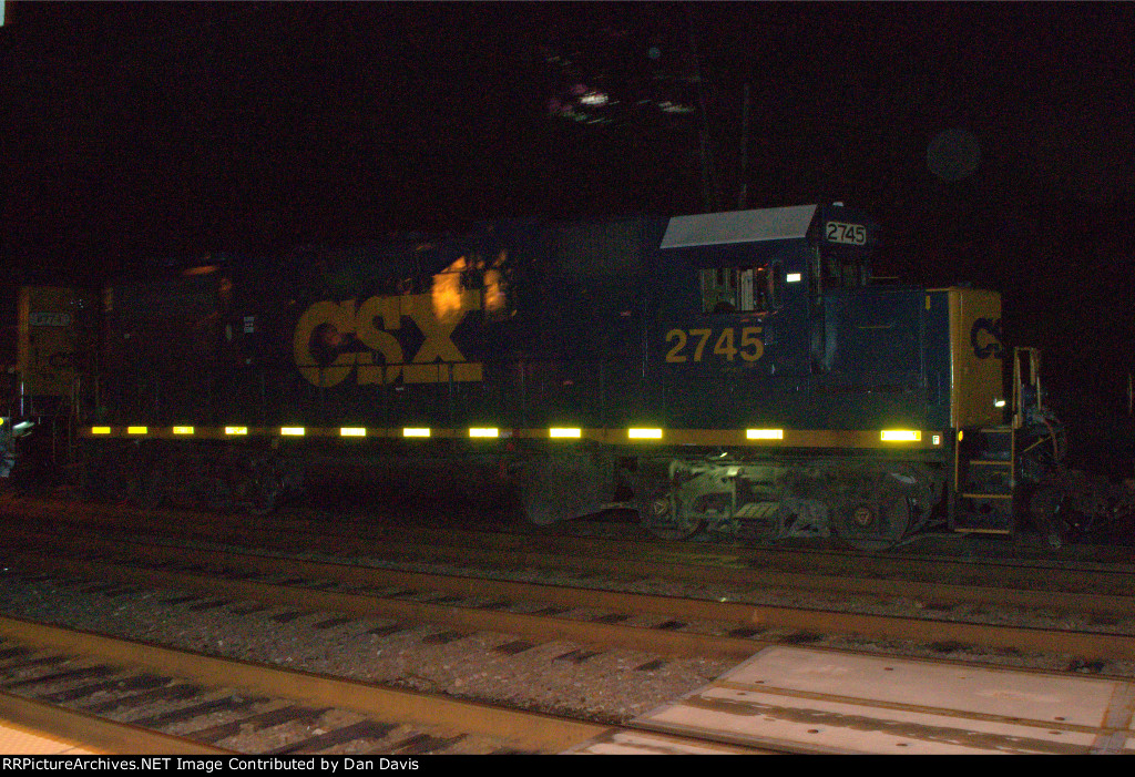 CSX GP38-2 2745 trails on C746-21